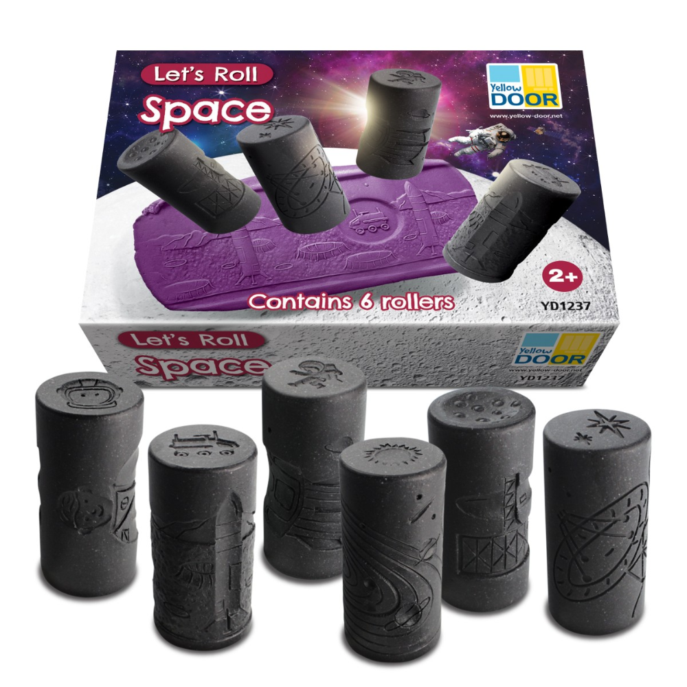 Yellow Door - Let's Roll Space - Playdough Rollers & Stamps – All The Kids