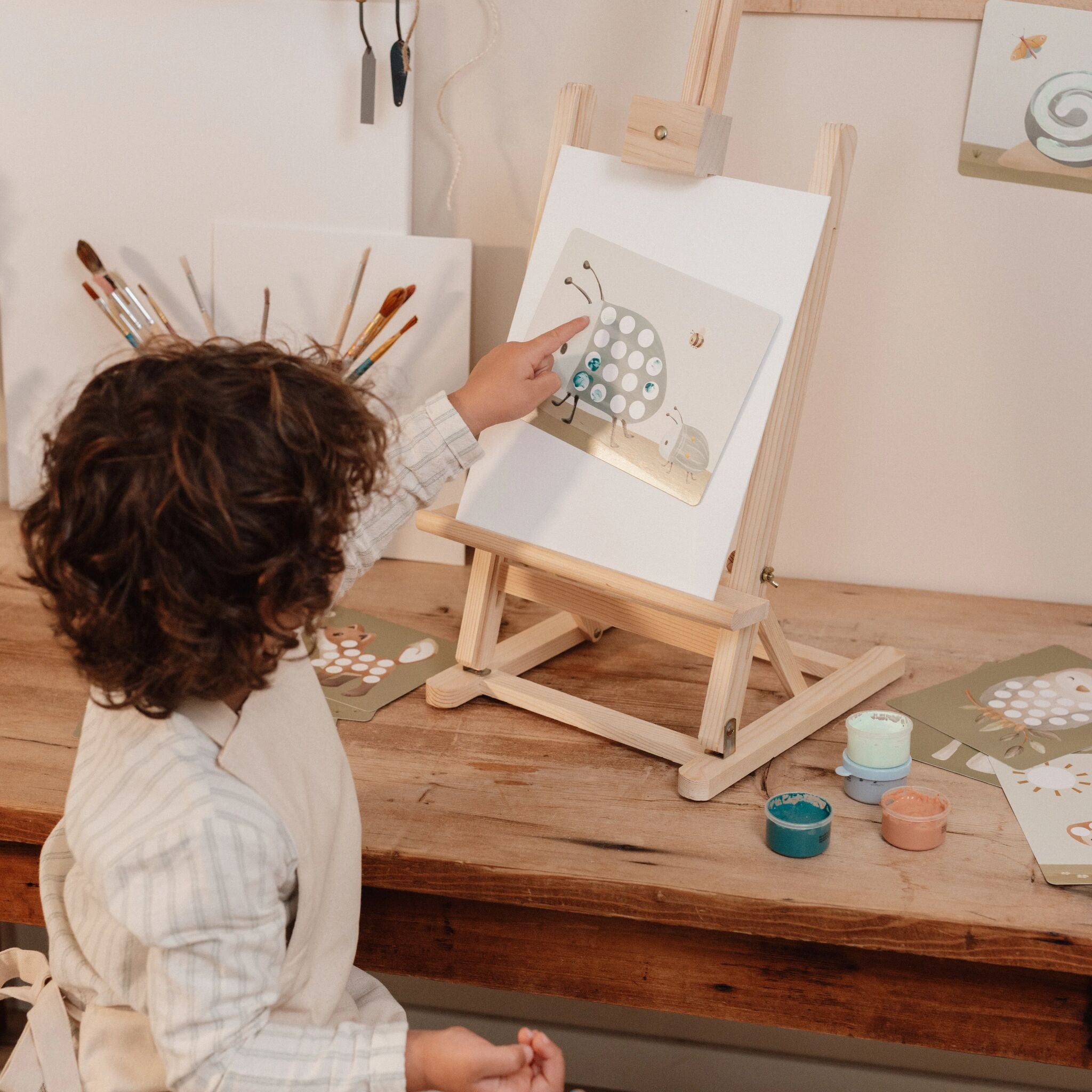 Little Dutch Fingerpaint Set – Forest Friends – All The Kids